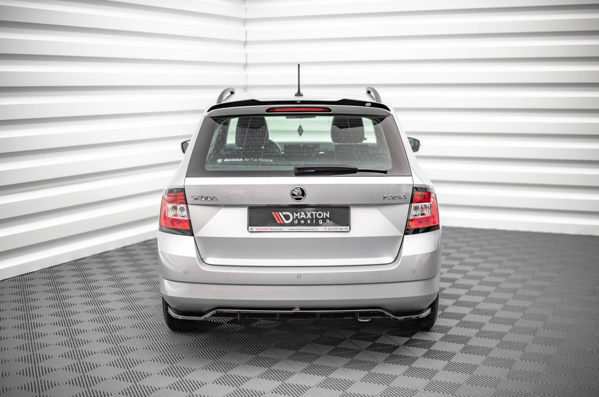 Splitter Tylny (Z Dyfuzorem) Skoda Fabia Combi Mk3 – Maxton Design