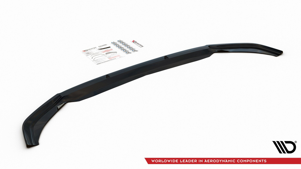 FRONT SPLITTER V.1 Volkswagen Polo GTI / R-line Mk6 Gloss Black | Nasza ...