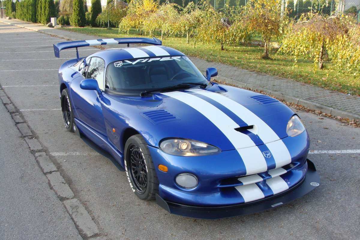SPLITTER PRZEDNI DODGE VIPER GTS ABS+Gloss Black | Nasza Oferta \ Dodge ...