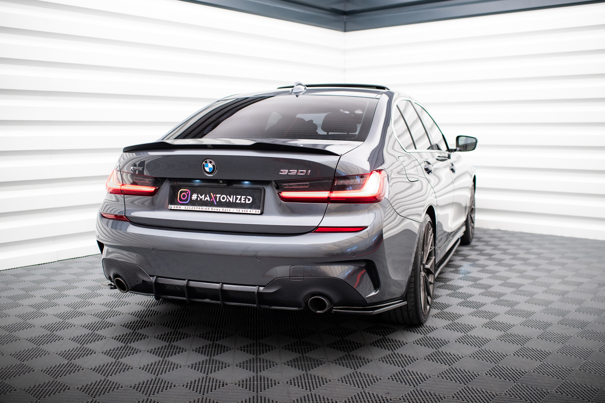 Splittery Tylne Boczne BMW 3 G20 M-pack Gloss Black | Nasza Oferta \ BMW \ Seria 3 \ G20 / G21 ...